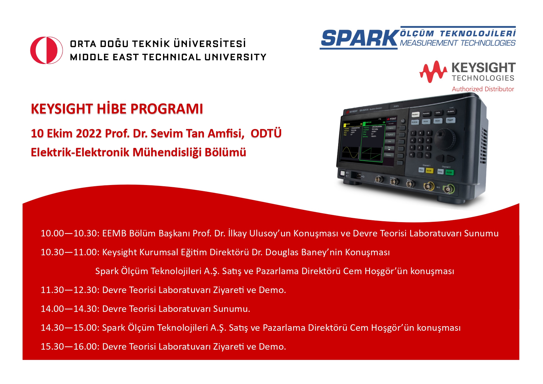 Keysight Grant Program OdtÜ Electrical Electronics Engineering